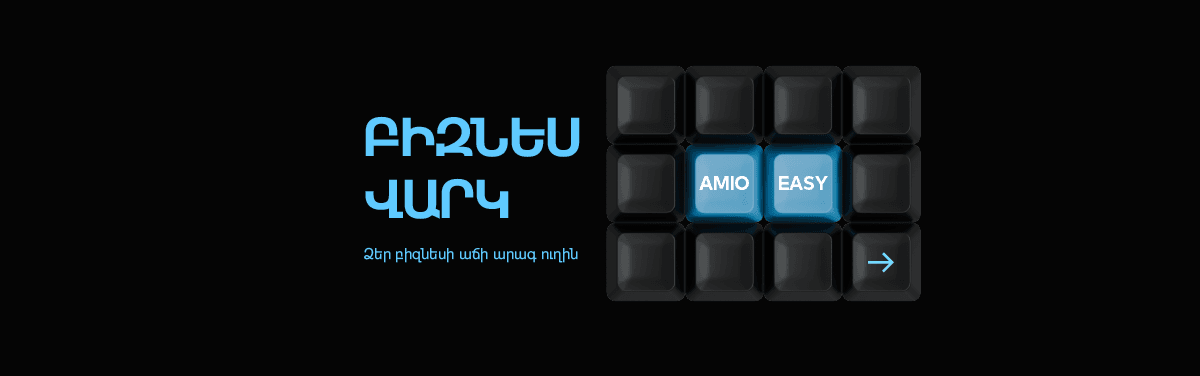 AMIO Easy. Ձեր բիզնեսի աճի արագ ուղին